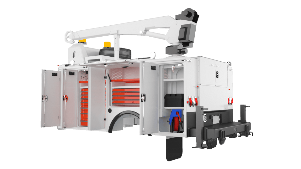 Aluminum Service Body Selection - Milron Truck Body