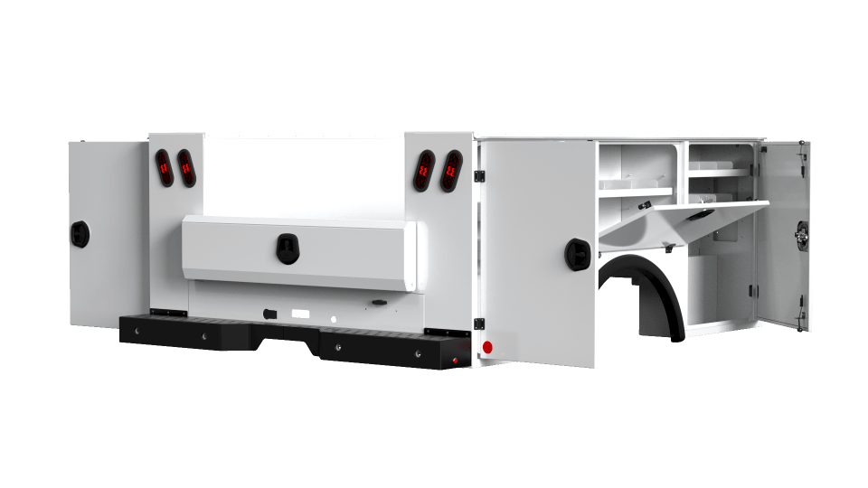 Aluminum Service Body Selection - Milron Truck Body