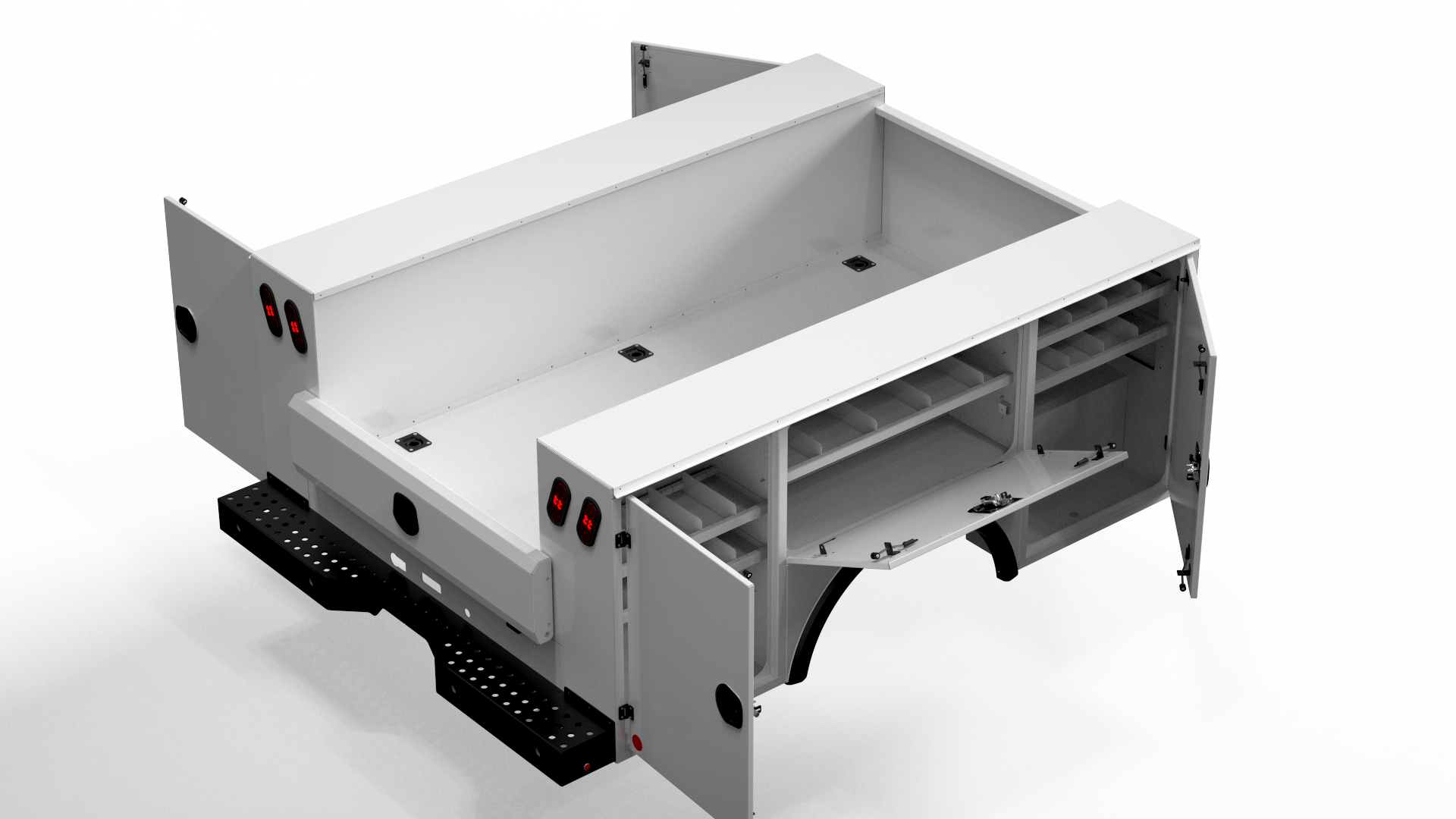 8-Foot Aluminum Truck Body - Work Trucks - Milron Aluminum Truck Bodies