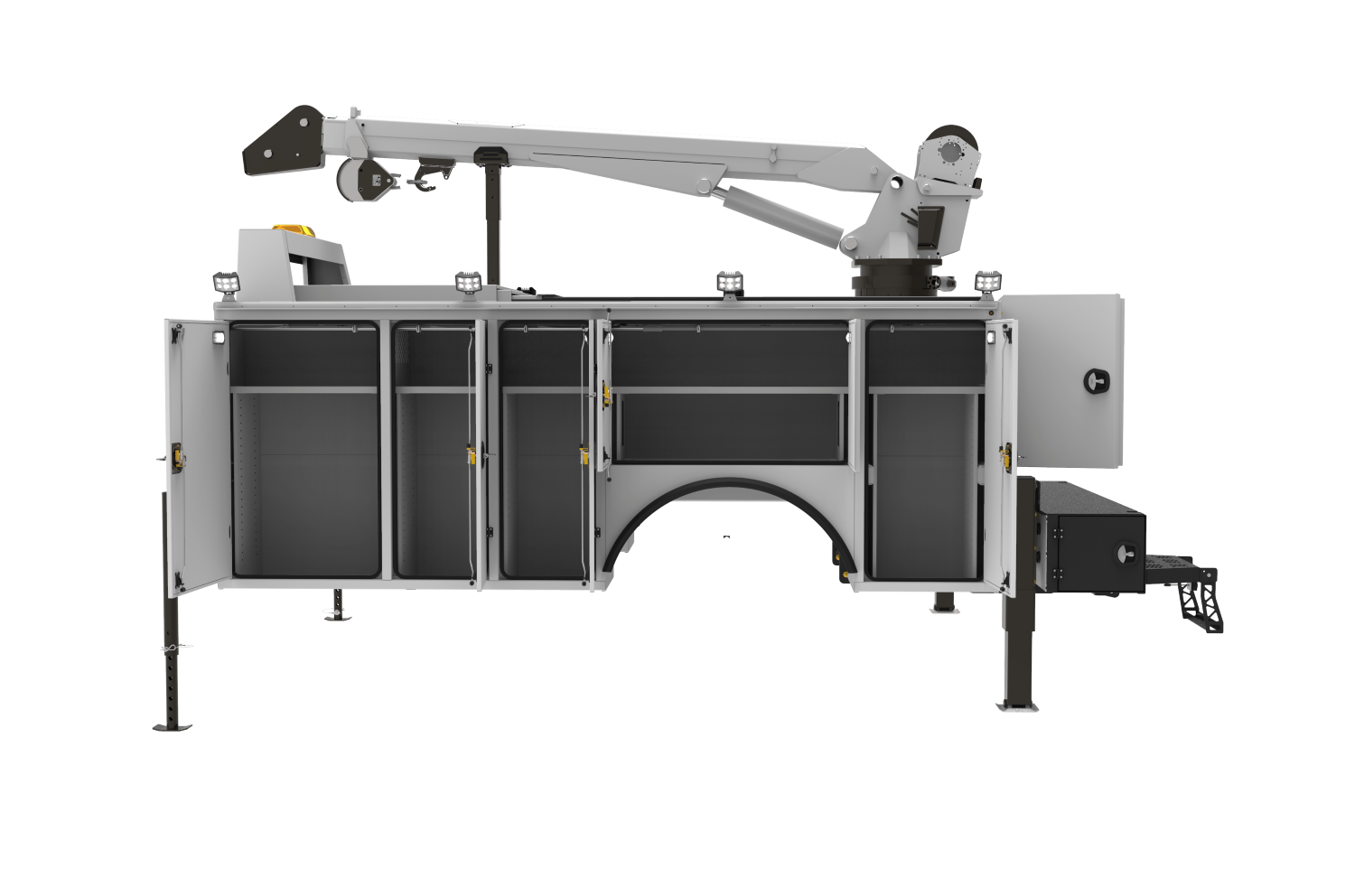 14-Foot Aluminum Truck Body - Work Trucks - Milron Truck Bodies