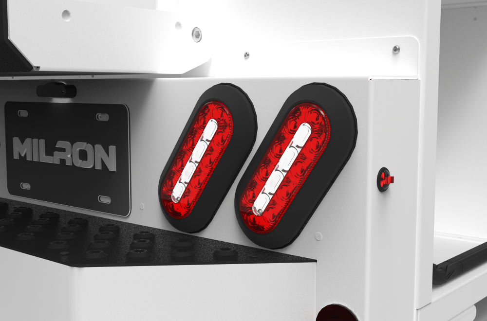 8-Foot Aluminum Service Truck Body - Work Trucks - Milron Truck Bodies