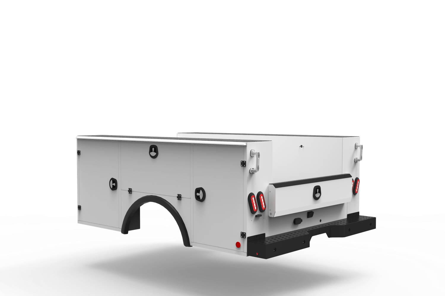 8-Foot Aluminum Truck Body - Work Trucks - Milron Aluminum Truck Bodies